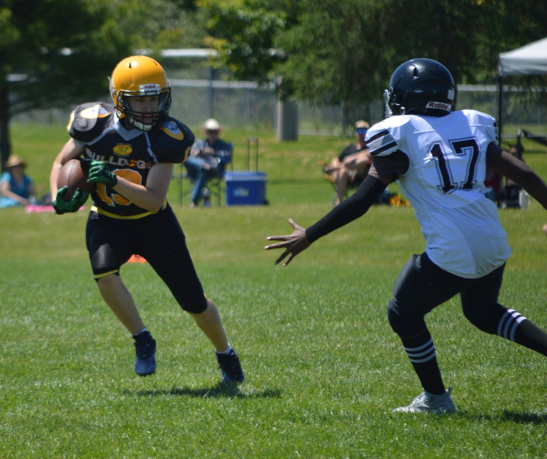 North Bay's bantam football team secures win against Clarington | North ...