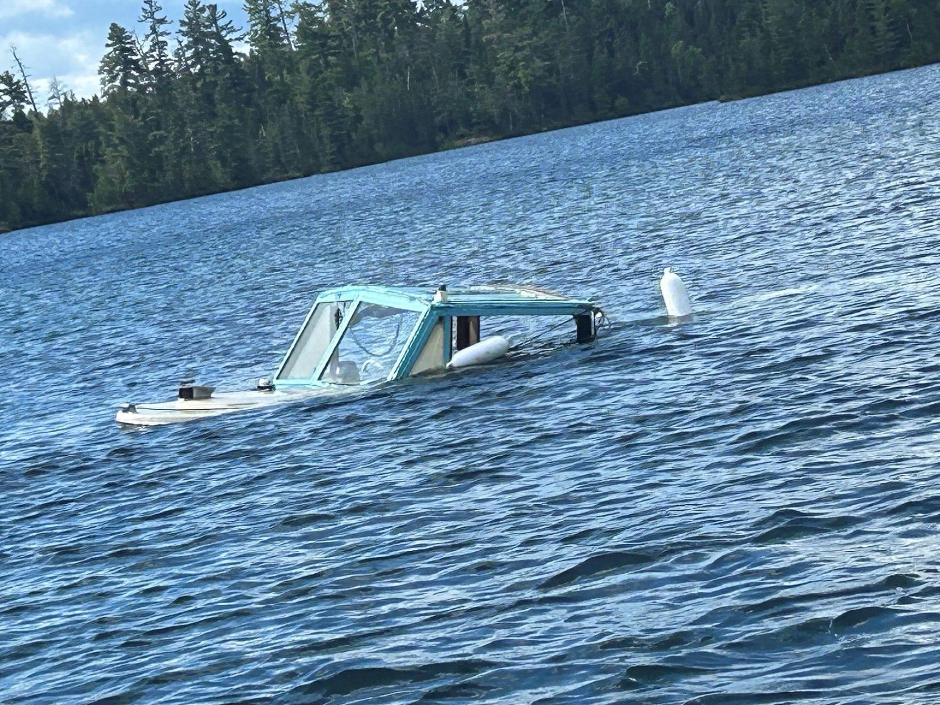 Temagami OPP locate sinking vessel | North Bay Nugget