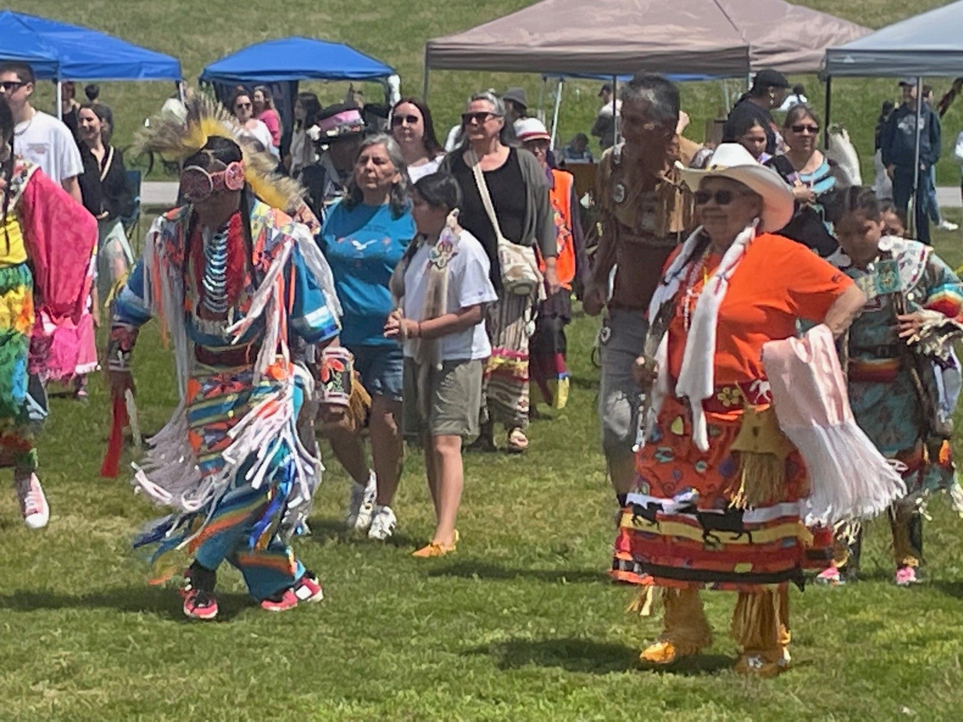 A soggy Saturday turned into a sunny Sunday at the weekend Pow Wow ...