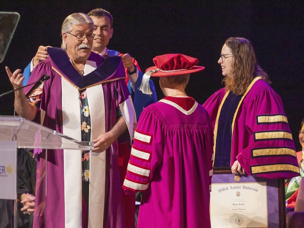 Dave Levac, Shelley Niro address Laurier grads after receiving honorary ...