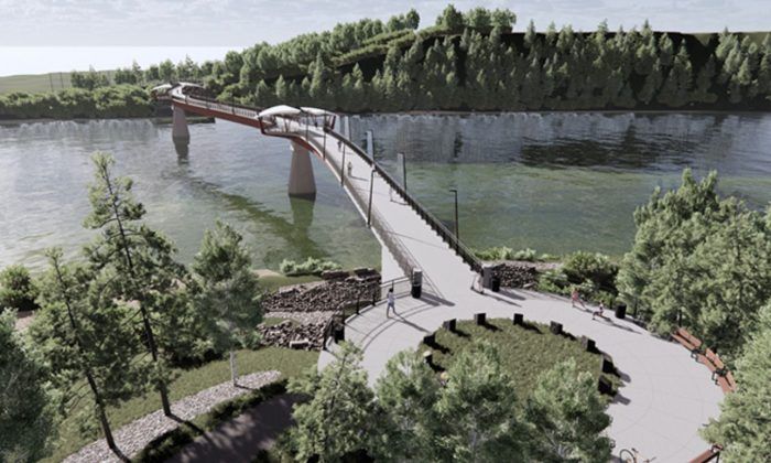 RVA pedestrian bridge gets $700K bump from feds | Sherwood Park News