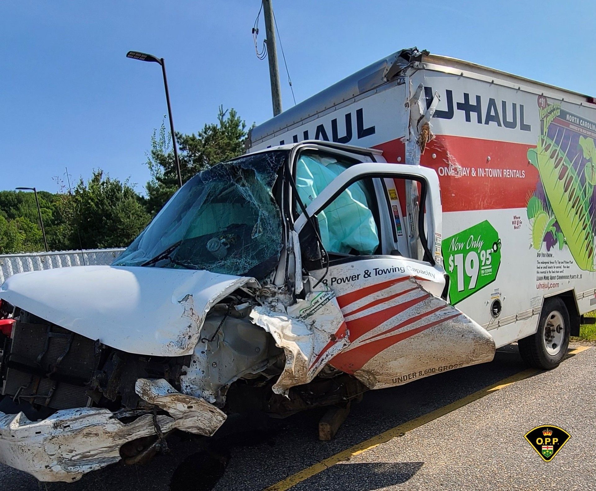 Police responded to a collision involving a stolen U-HAUL. | North Bay ...