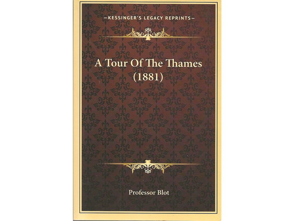 Gilberts: Tour of the Thames River with Professor Blot | Brockville ...