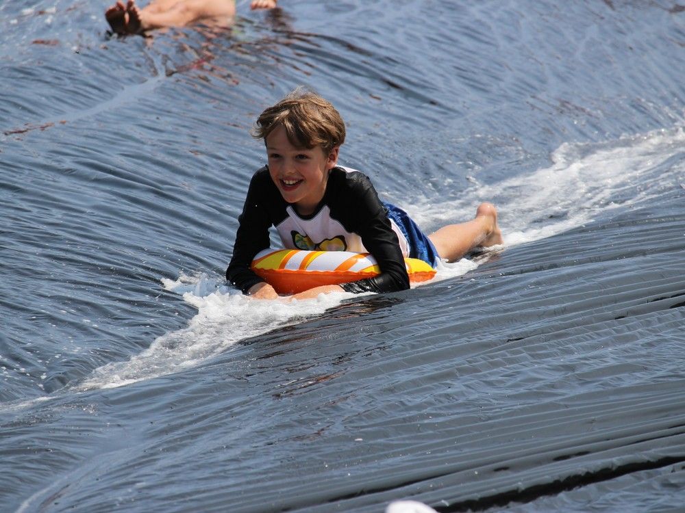 South Stormont slip and slide draws big crowd to St. Andrews West ...