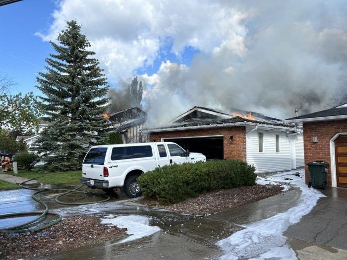 Nottingham homes levelled by blaze | Sherwood Park News