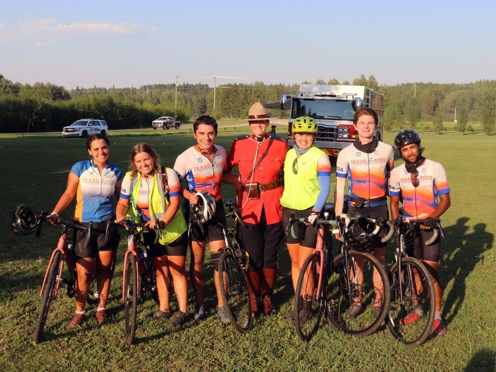2024 Texas 4000 for Cancer riders stop near Whitecourt, head to Alaska ...