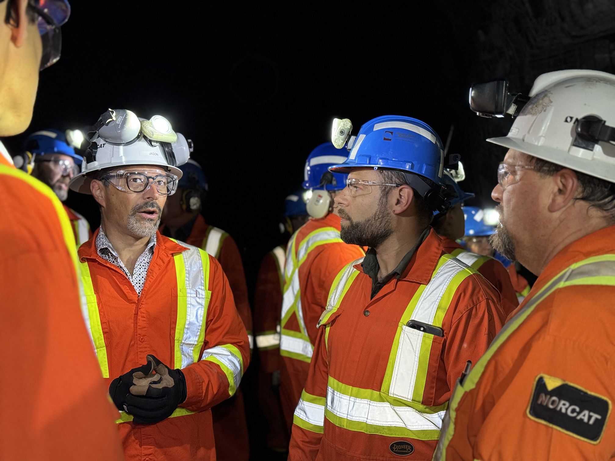 Ontario ministers tour NORCAT underground training centre in Sudbury ...
