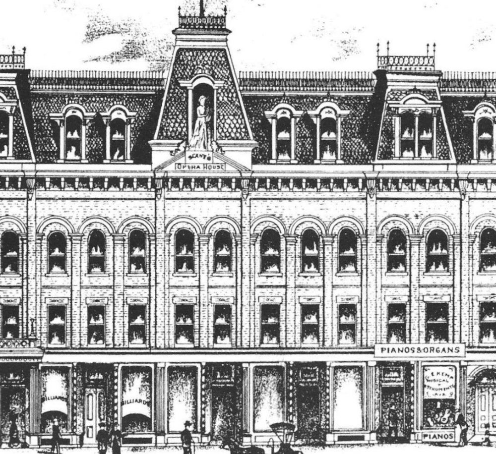 A beautiful opera house and a fire marked early days on King Street ...