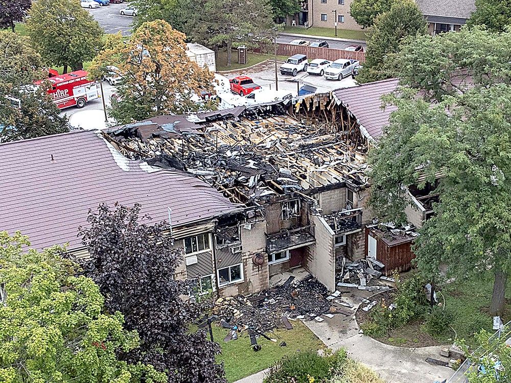 Will take months to repair fire-damaged housing complex | St. Thomas ...