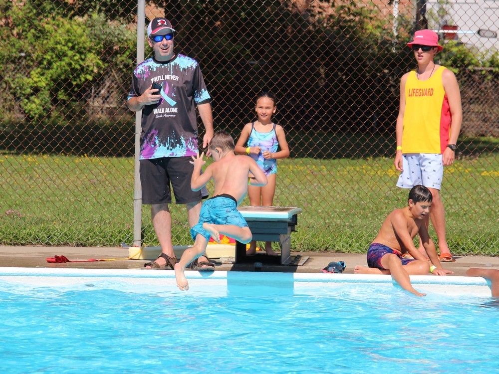 Olympic-themed events held at Cornwall's outdoor pools Wednesday ...