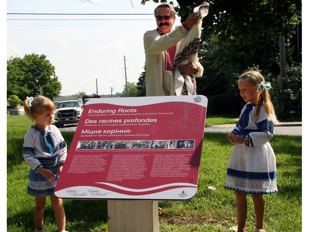 Plaque Recognizes Ukrainian Past Present And Future In Kingston