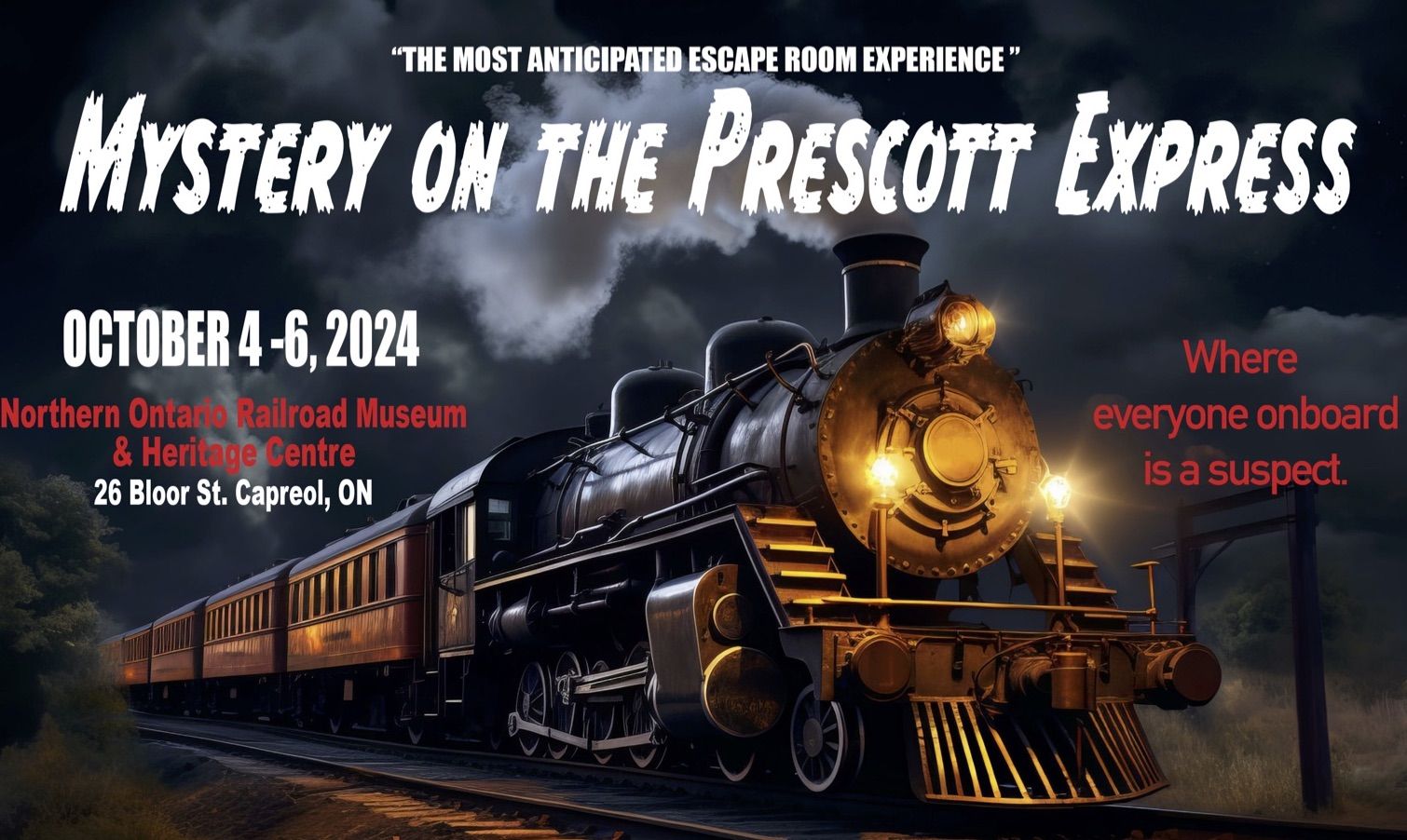Rail museum hosting escape room experience this weekend | Sudbury Star