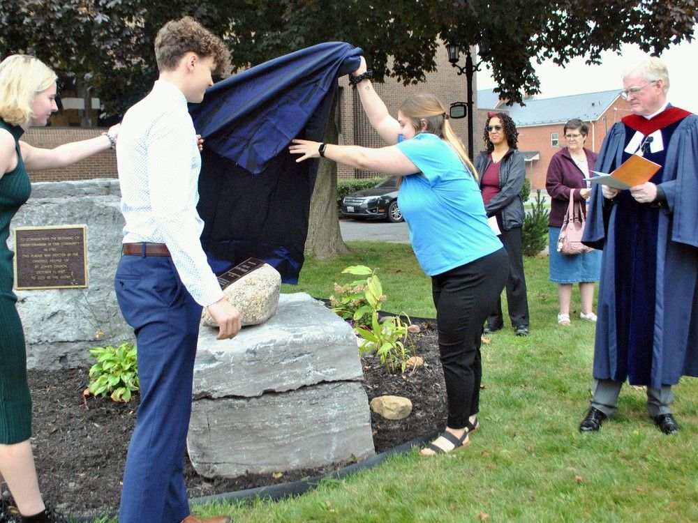 Rennie honoured by St. John's Presbyterian Church in Cornwall ...