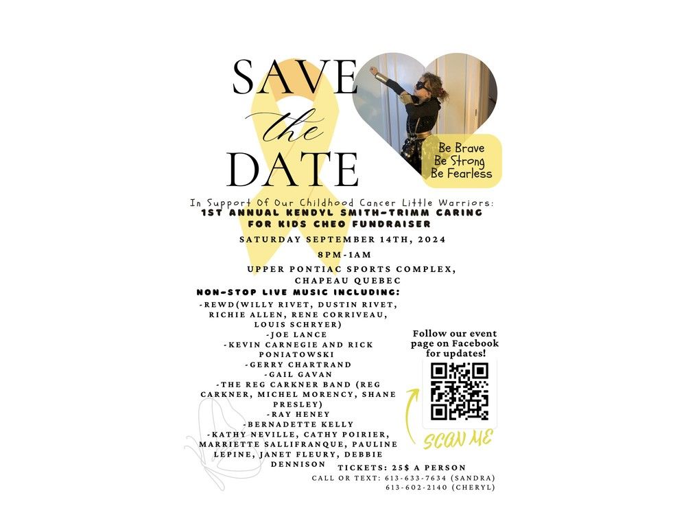 Kendyl Smith-Trimm Caring for Kids CHEO Fundraiser to honour memory of ...