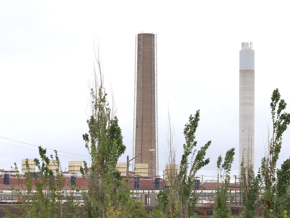 Taking down Copper Cliff stacks will be slow, not exciting to watch ...