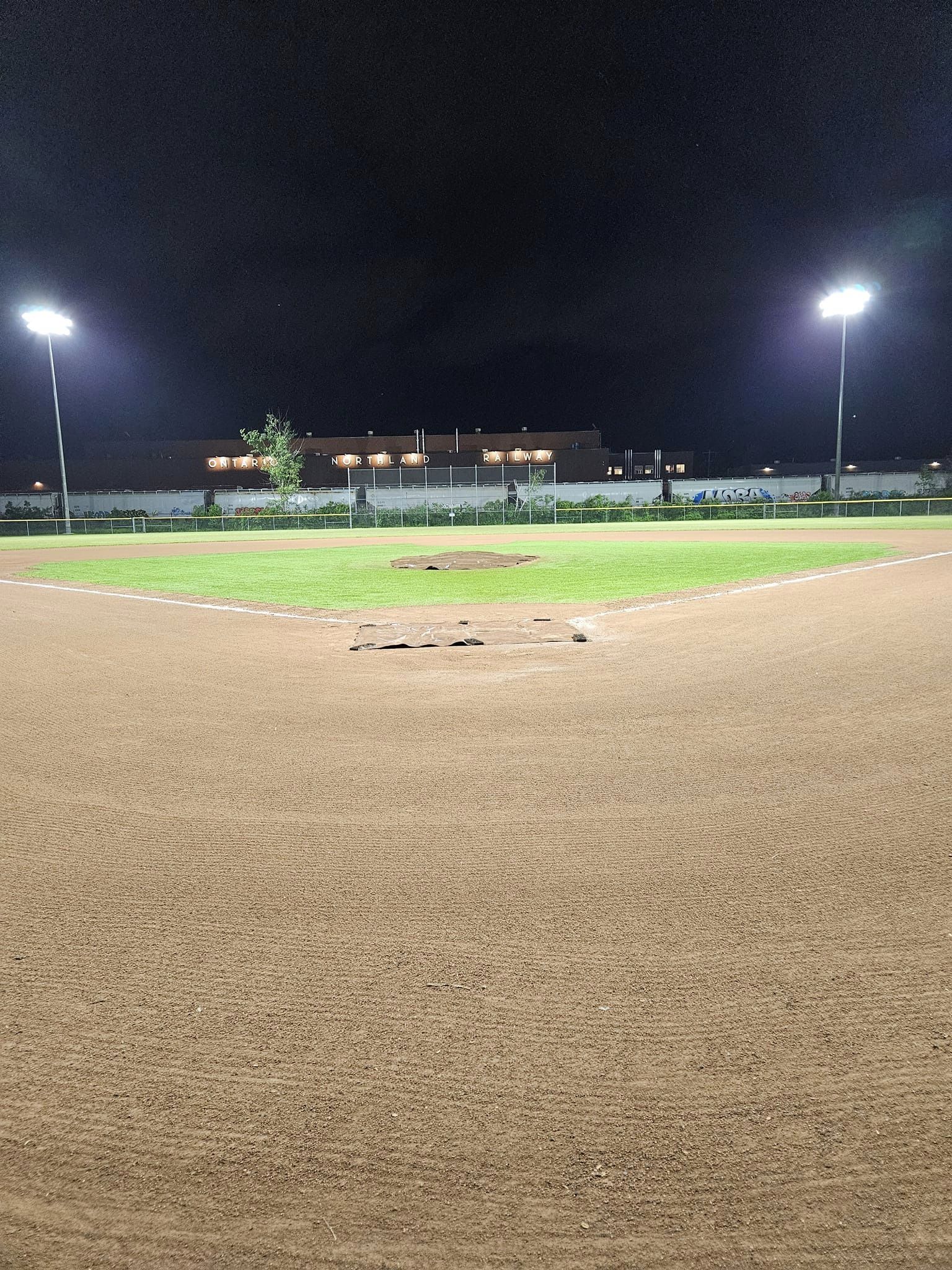 Back on the diamond once again as the men's fall baseball league opens ...