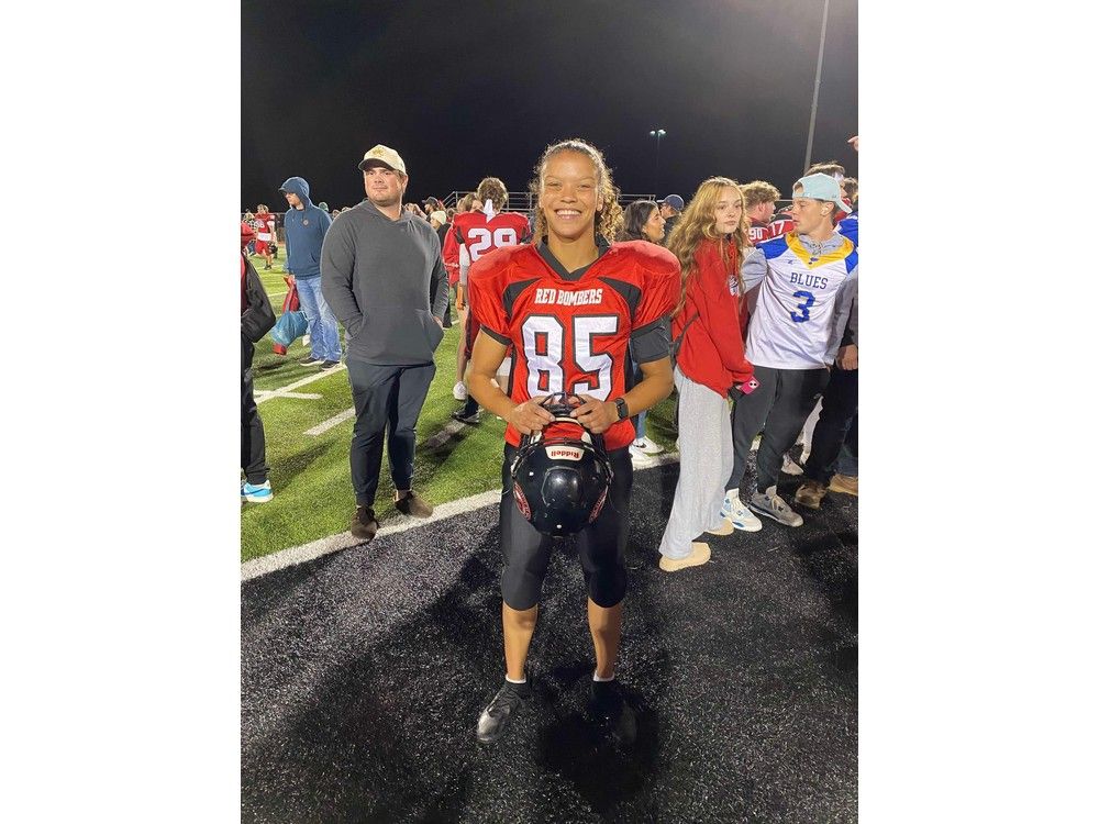 Female receiver catches on with Atlantic Football League Reds ...