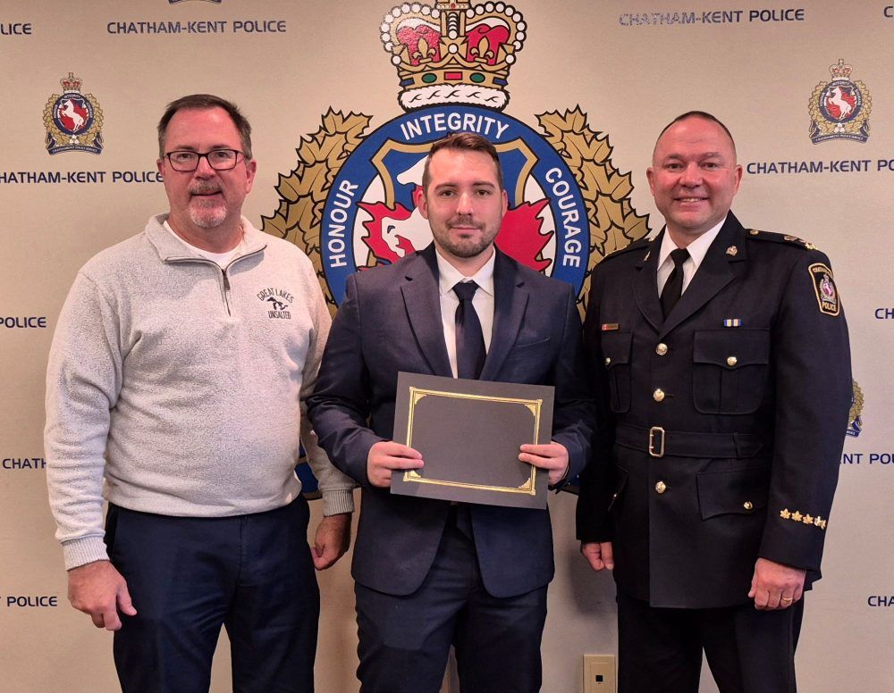 Chatham-Kent police recognize personnel for quick actions | Chatham ...