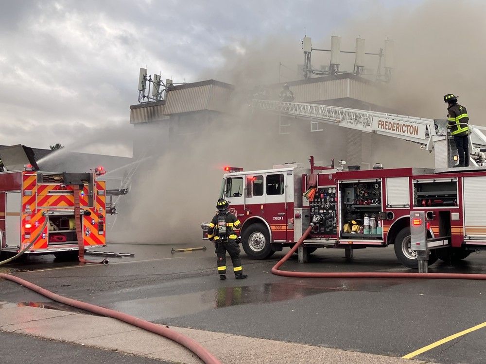 Fire guts office building in city's uptown | Telegraph-Journal