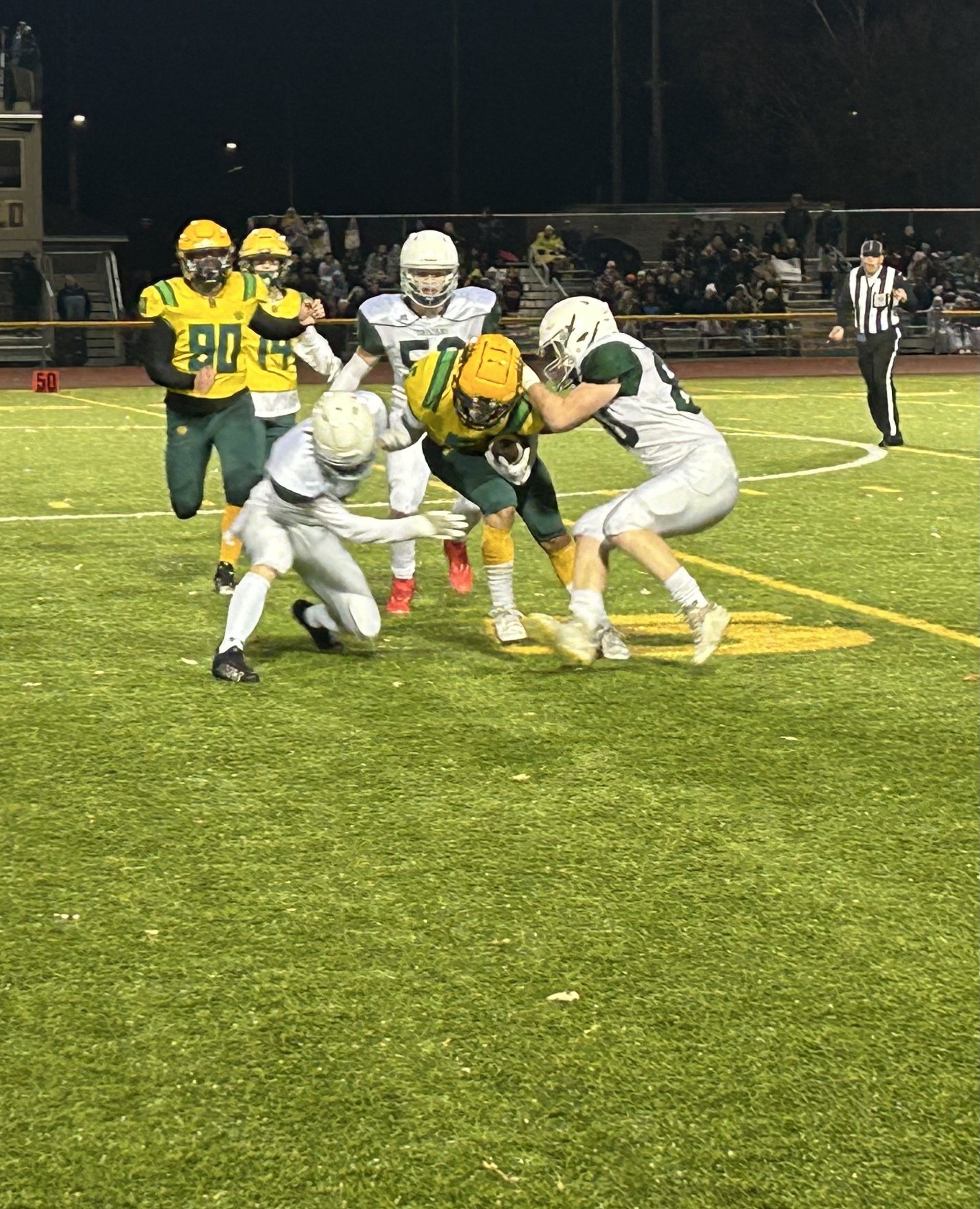 Trojans beat Bears in senior football action | North Bay Nugget
