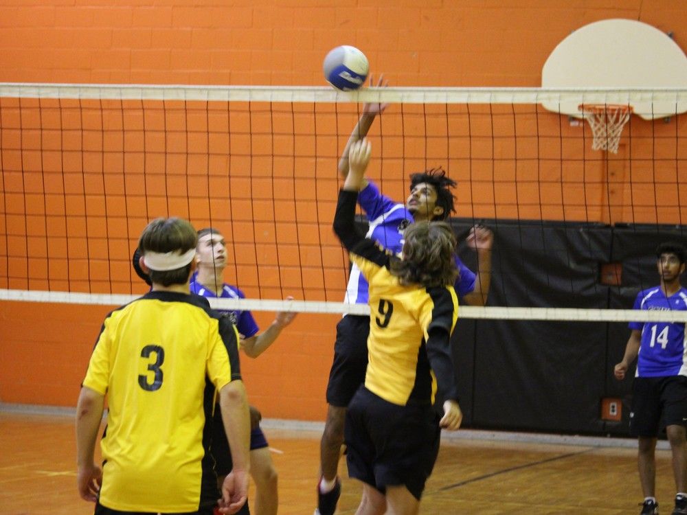 St. Lawrence Saints, CCVS Golden Raiders clash on volleyball court ...