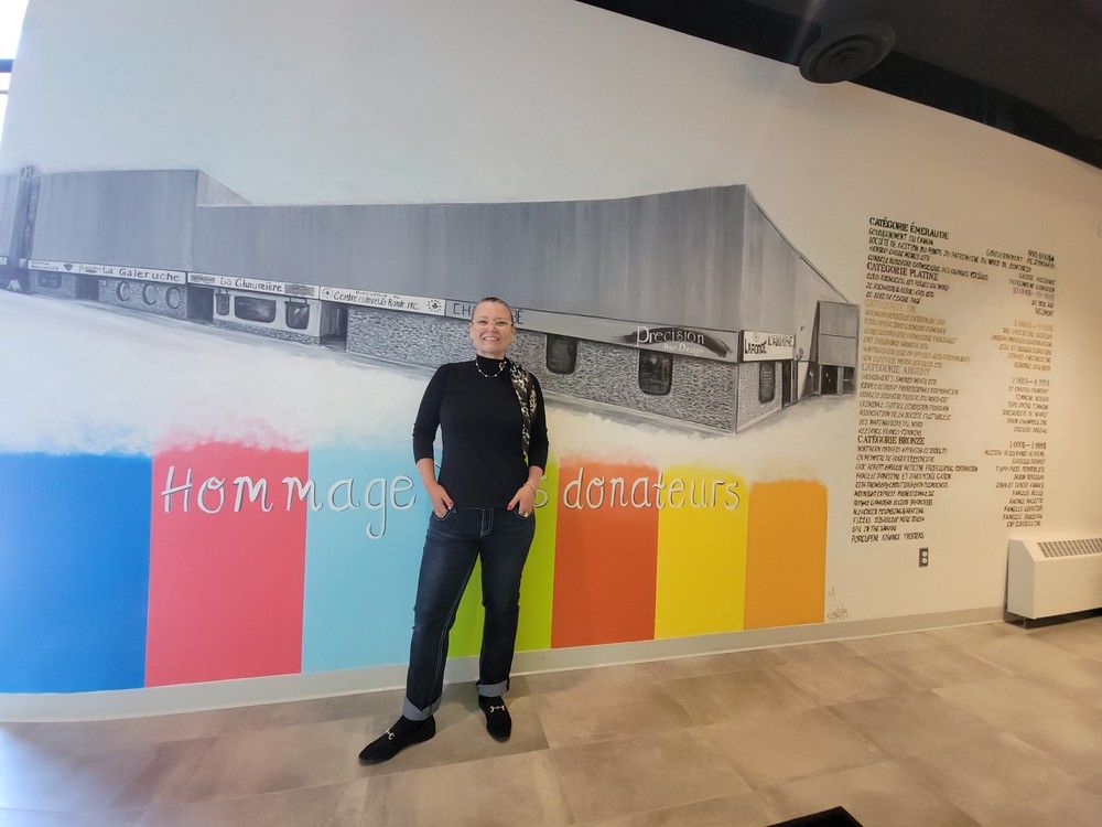 Le Centre Culturel La Ronde’s former building depicted in new mural ...