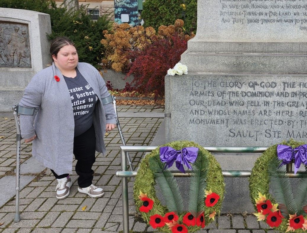 Ciara honours the War Amps Child Amputee Program that helps her walk | Sault Star