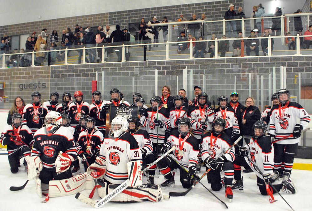 U15, U13 Cornwall Typhoons medal at Cornwall house league tournament ...