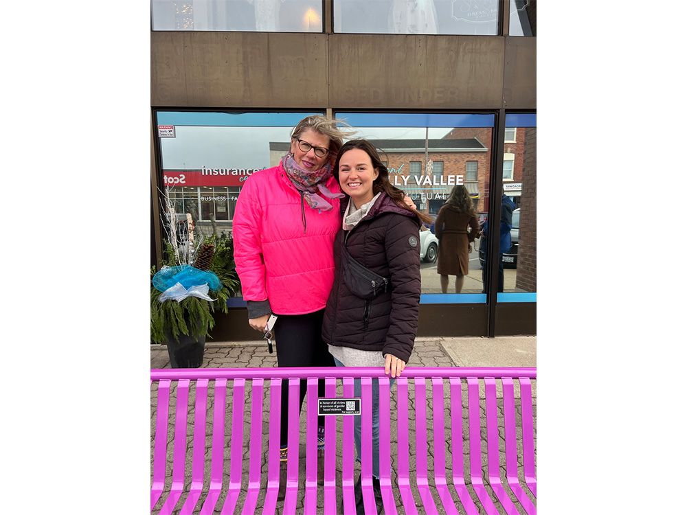 Oxford County welcomes Purple Bench project | The Woodstock Sentinel Review