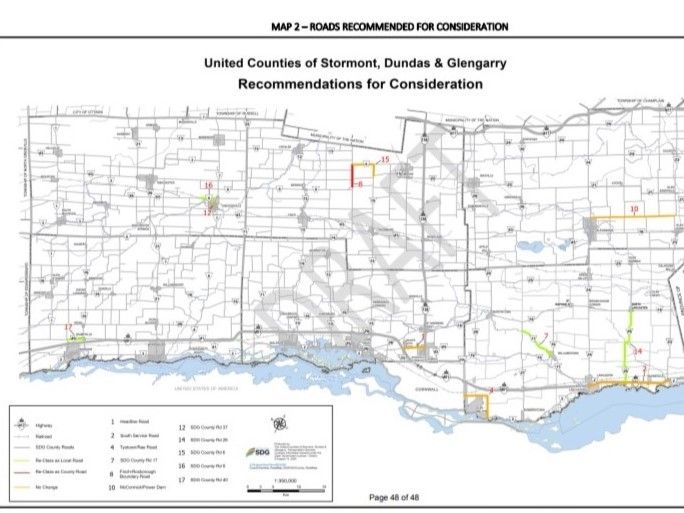 SDG study recommends five possible road swaps | Cornwall Standard ...