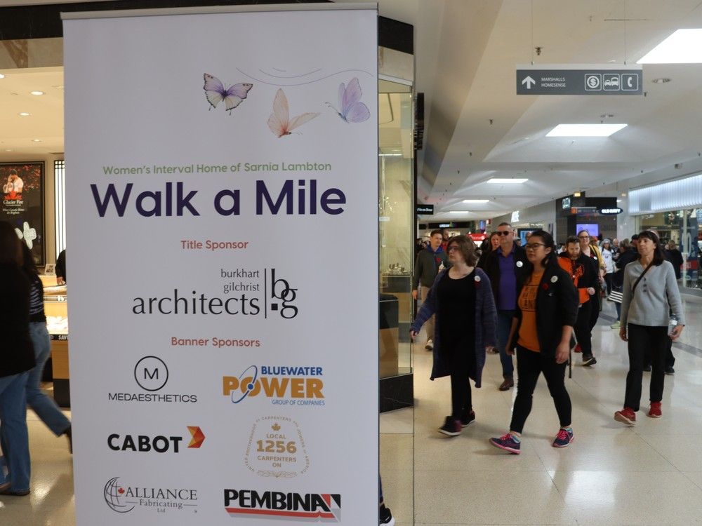 Sarnia Walk a Mile event raises awareness of domestic violence | The ...