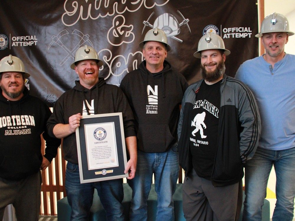 Band breaks Guinness World Record for deepest concert underground | The ...