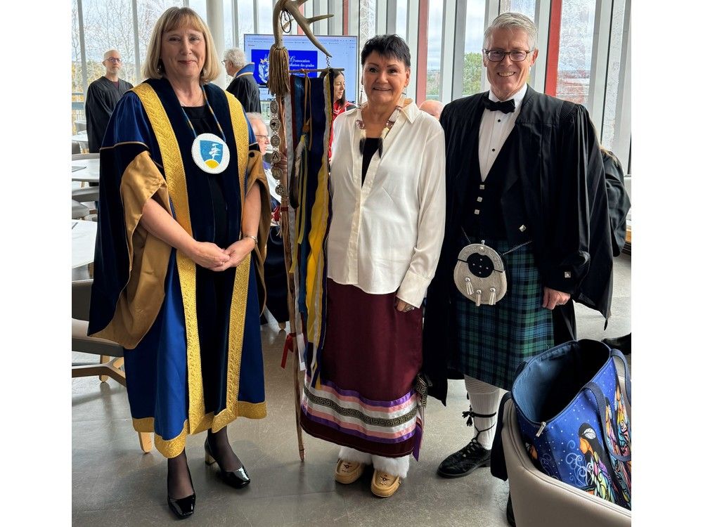 Laurentian University incorporates eagle staff into its ceremonies ...