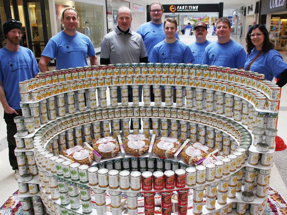 Landmark sculptures built for Canstruction in Sarnia | The Sarnia Observer