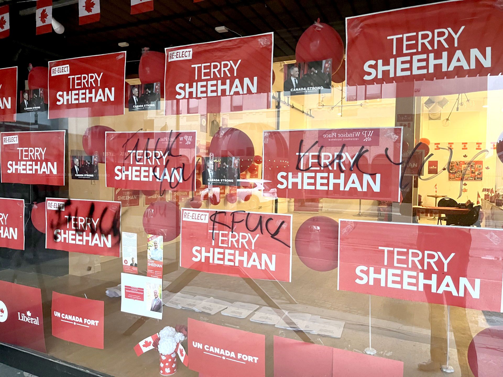 Vandals deface election signs, campaign office | Sault Star