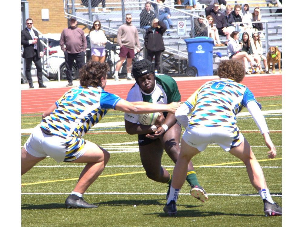 Green Eagles open season with win over Mustangs in senior boys rugby ...