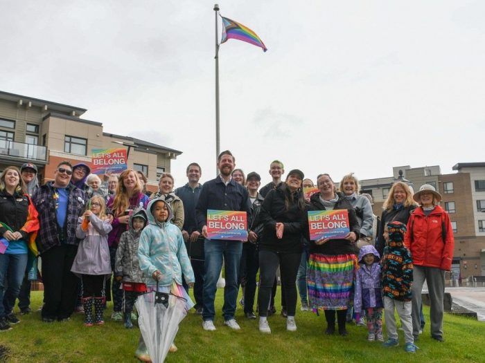 Letting their pride flag fly: diversity committee to raise pride flag ...