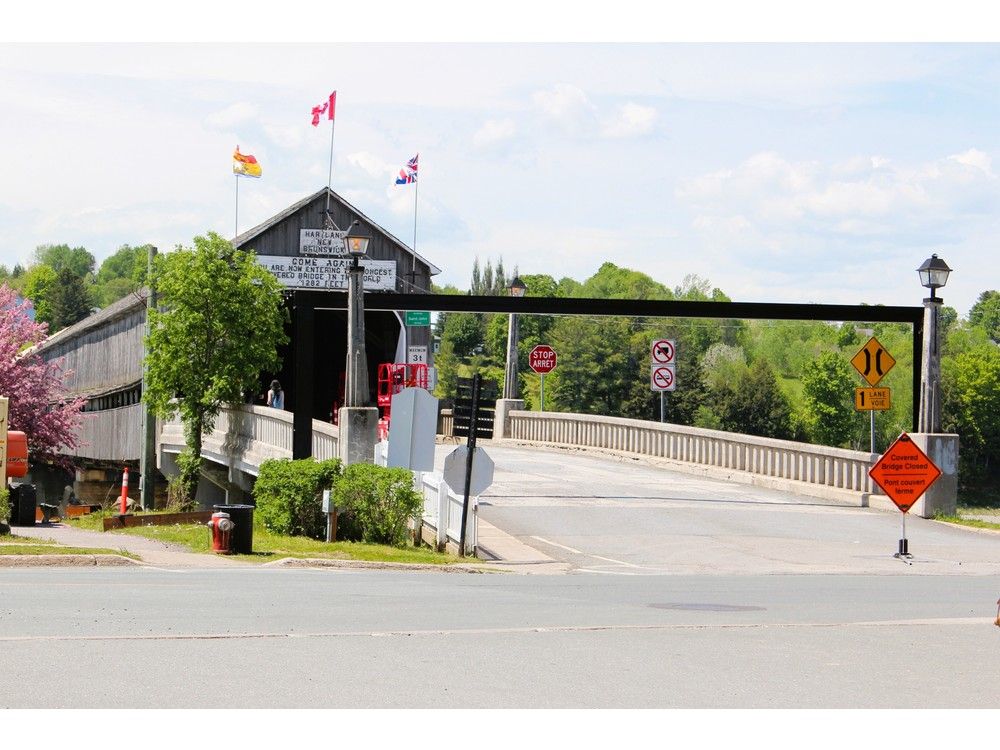 Longest covered bridge barricades getting makeover? | Telegraph-Journal