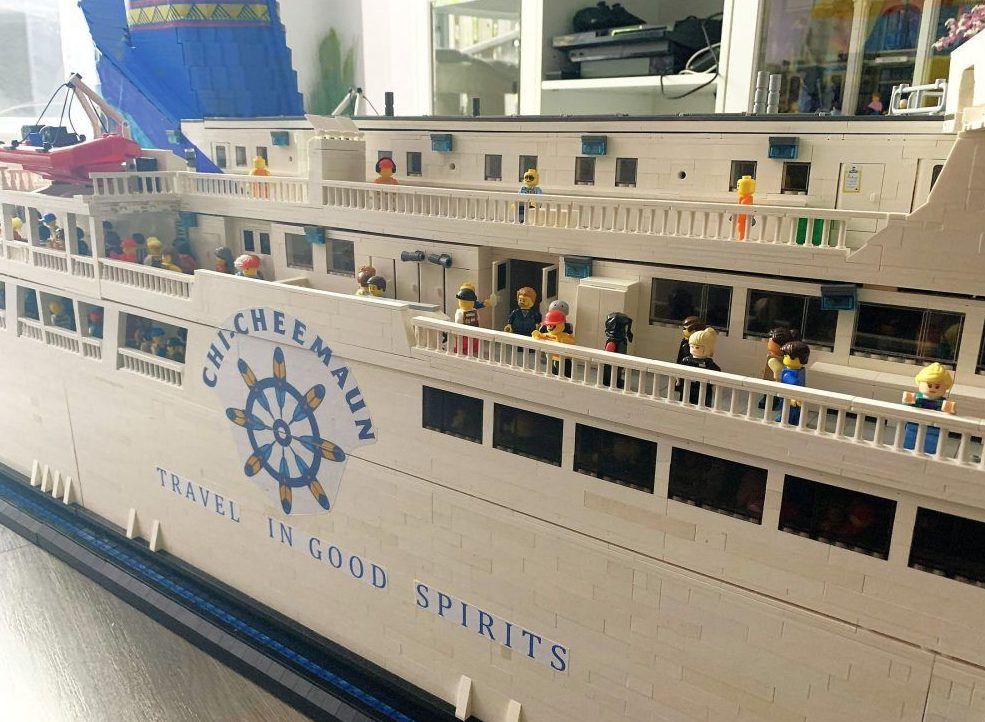 Owen Sound man's Lego Chi-Cheemaun making big waves | Owen Sound Sun Times