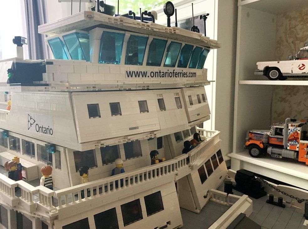 Owen Sound man's Lego Chi-Cheemaun making big waves | Owen Sound Sun Times