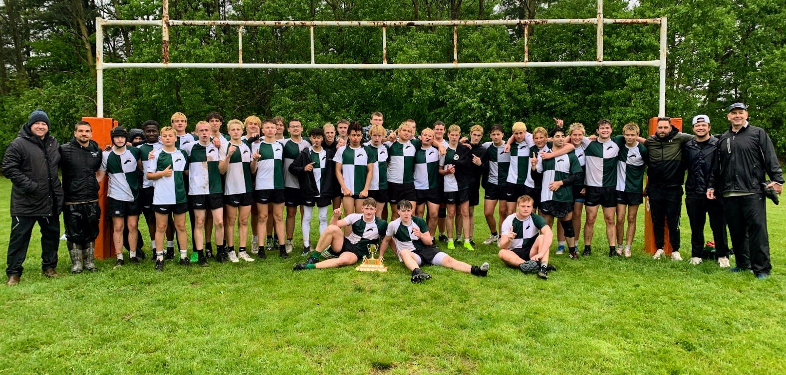 Green Eagles fly high in rain-soaked rugby final | Brantford Expositor