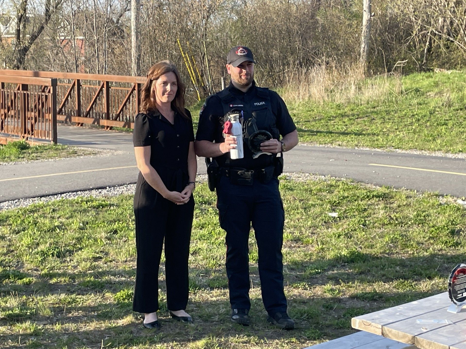 MADD Nipissing says thank you to a pair of local police officers | North Bay Nugget