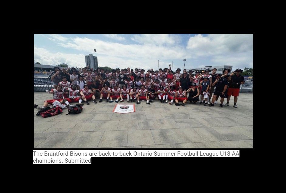 Brantford Bisons capture U18 football championship | Brantford Expositor