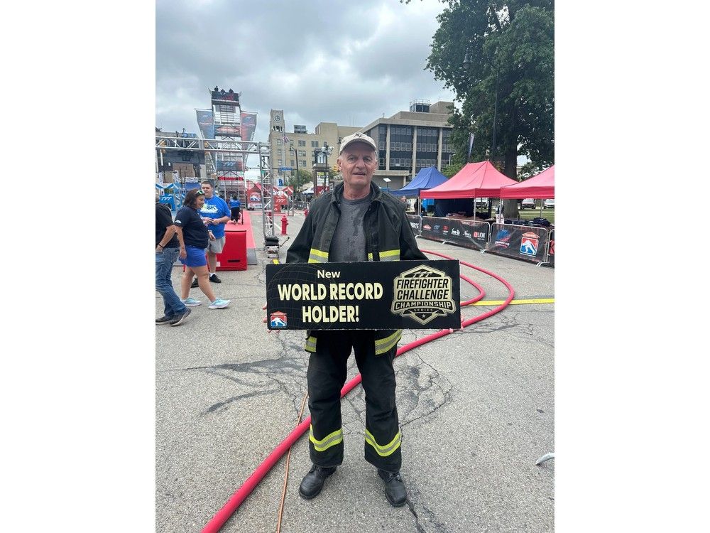 Doaktown firefighter sets world record | Telegraph-Journal
