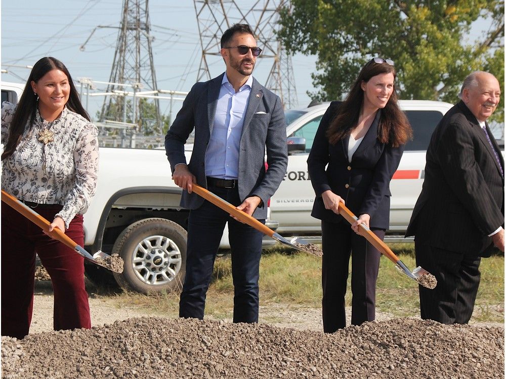 Groundbreaking held for 'nation-building' power-line project | The ...