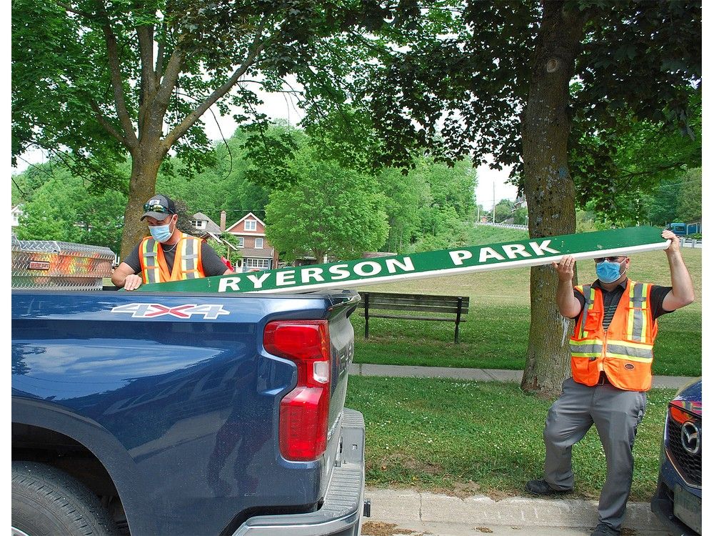 Working group recommends renaming of Ryerson Park in Owen Sound | Owen ...