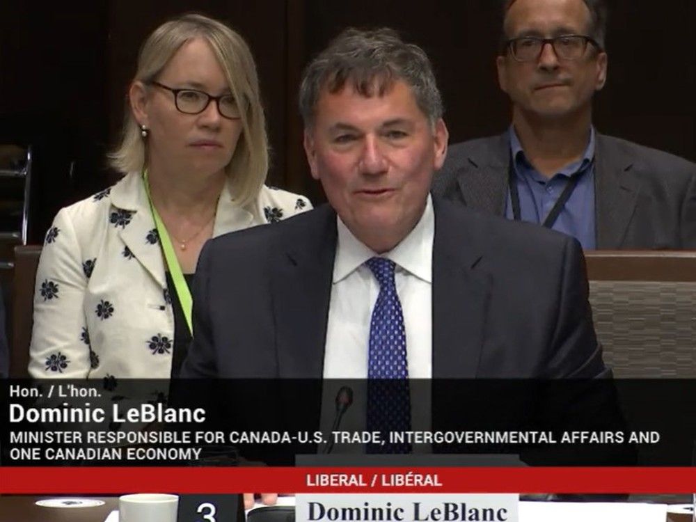 ‘Resolvable’ - sort of: LeBlanc gives U.S. trade dispute update ...