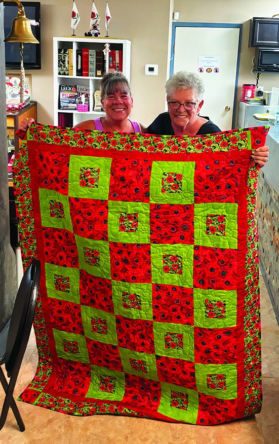 Devon Legion receives homemade quilt from member | Devon Dispatch