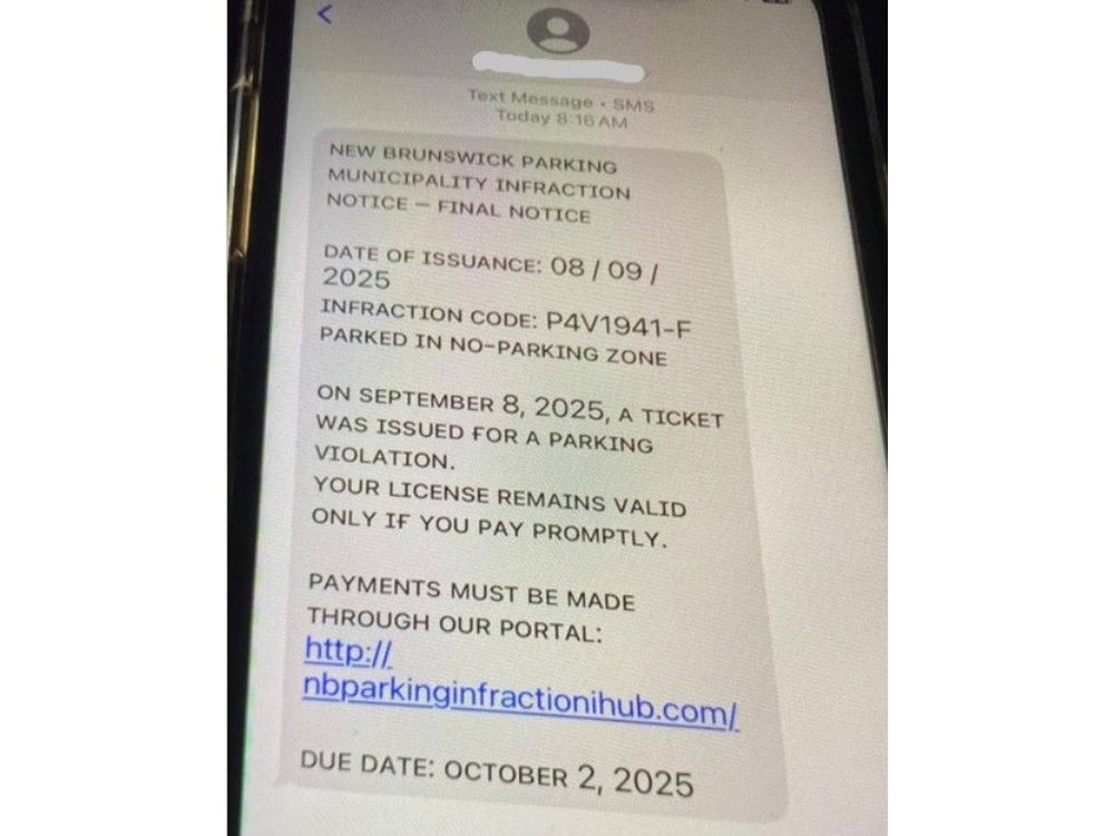 RCMP warn of parking ticket scam | Telegraph-Journal