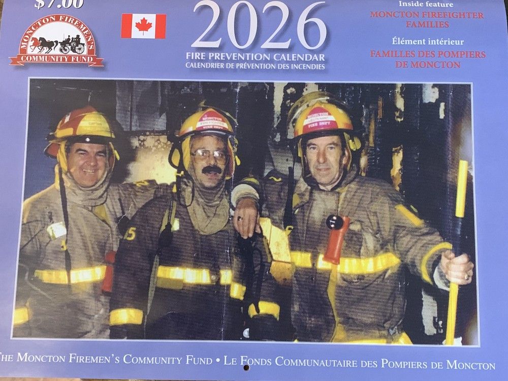 Calendar pays tribute to Moncton firefighters over 150 years ...